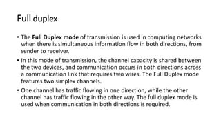 COMPUTER NETWORK - TRANSMISSION MODES.pptx