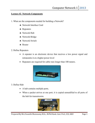 Computer Network PDF - Course Material 2013 | PDF