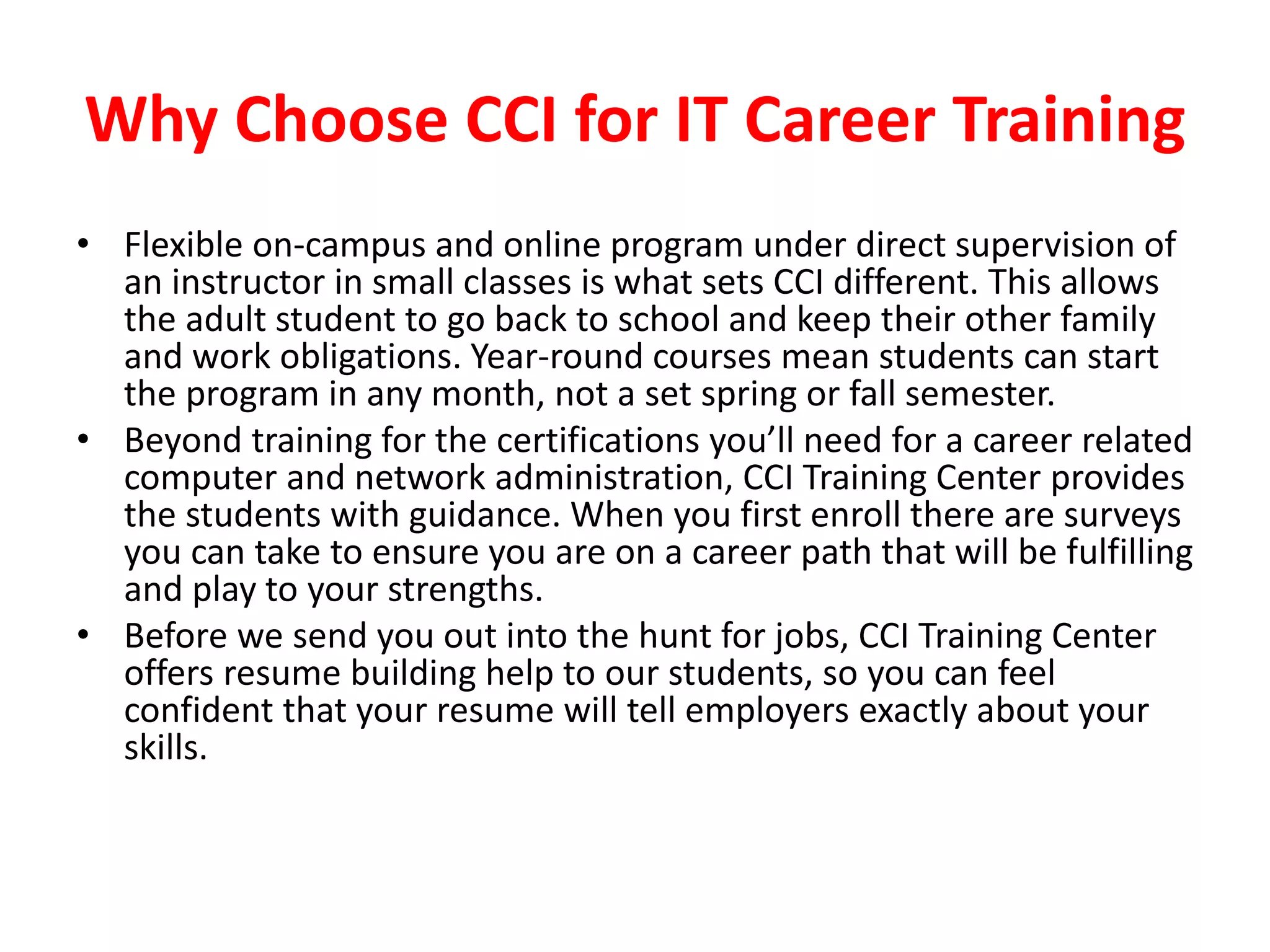 Computer & Network Administration, Cyber Security IT Training Course Programs in Dallas ...
