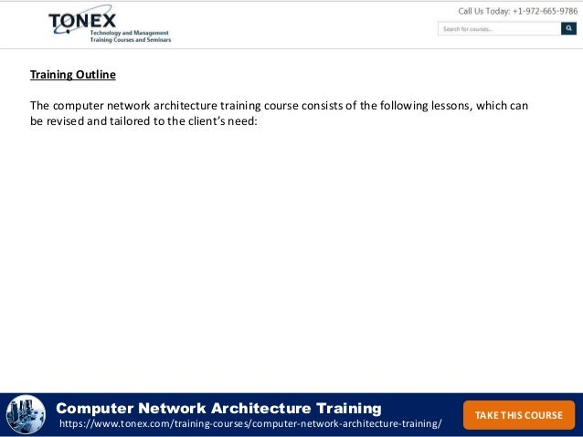 Computer Network Architecture Training