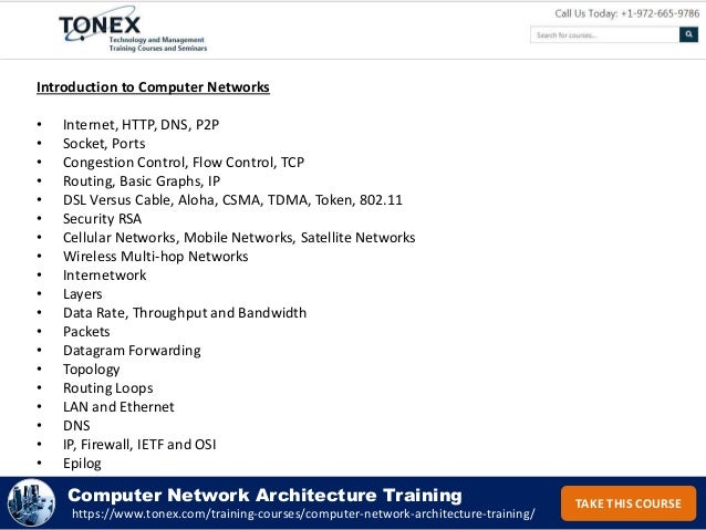 Computer Network Architecture Training