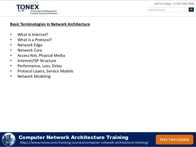 Computer Network Architecture Training