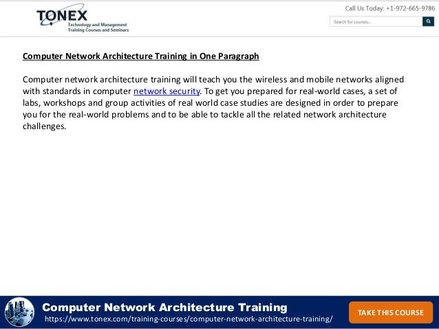 Computer Network Architecture Training