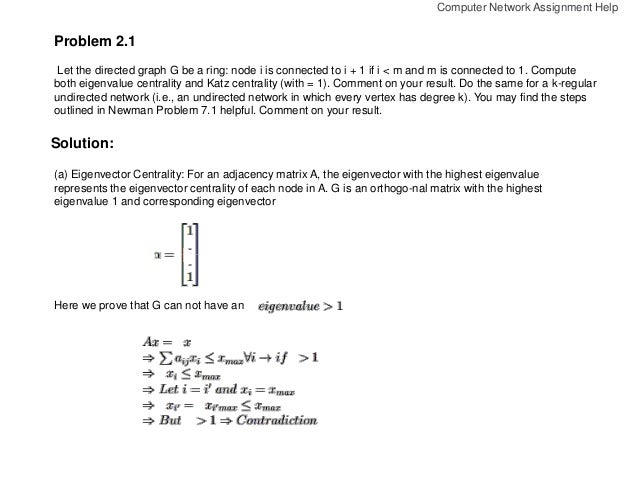 Computer Network Assignment Help | PPTX