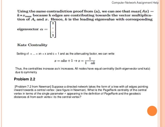 Computer Network Assignment Help | PPTX