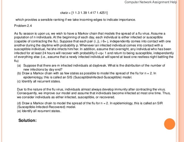 Computer Network Assignment Help | PPTX