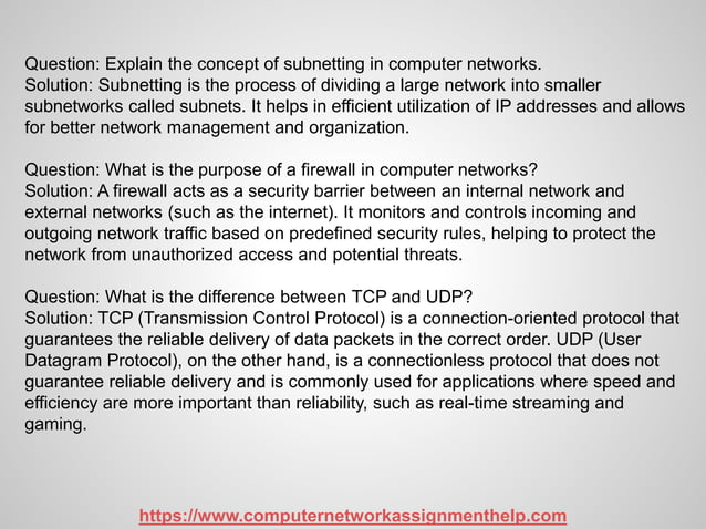 Get 15% off on Computer Network Assignment Help | PPT