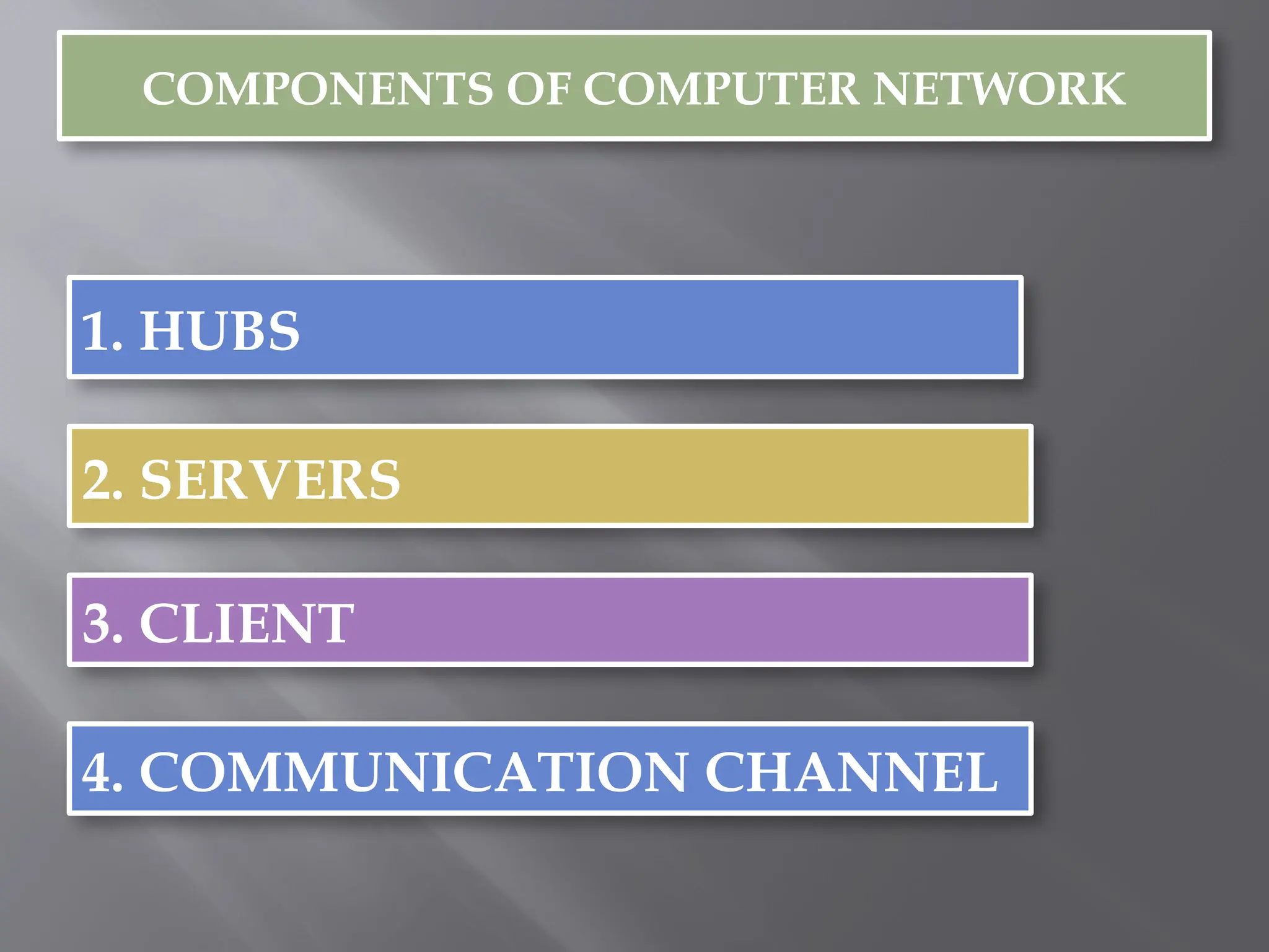 COMPUTER NETWORK BCA FIFTH SEMESTER NOTES | PPTX