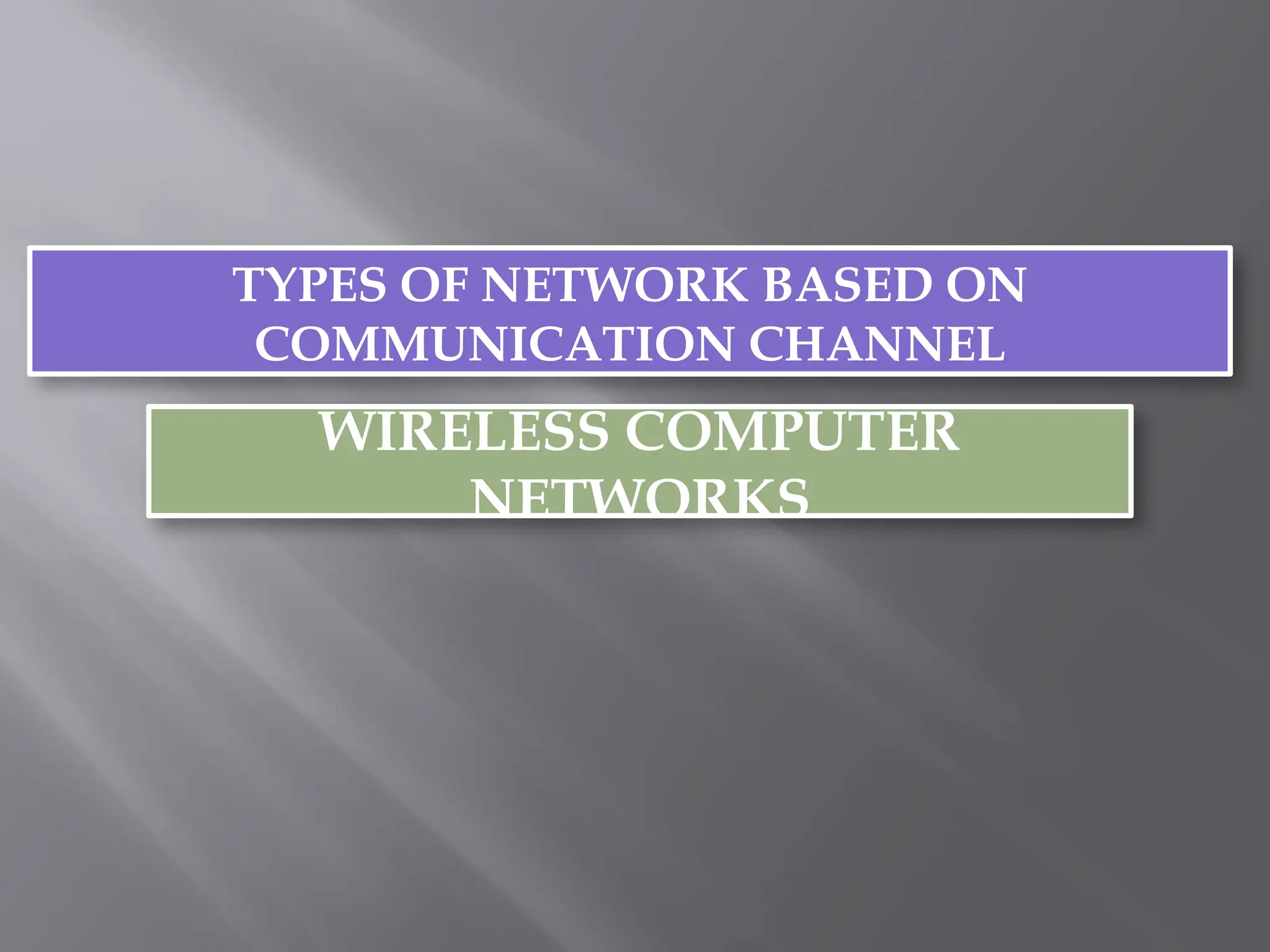 COMPUTER NETWORK BCA FIFTH SEMESTER NOTES | PPTX