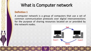 Computer network chapter 1 | PPT