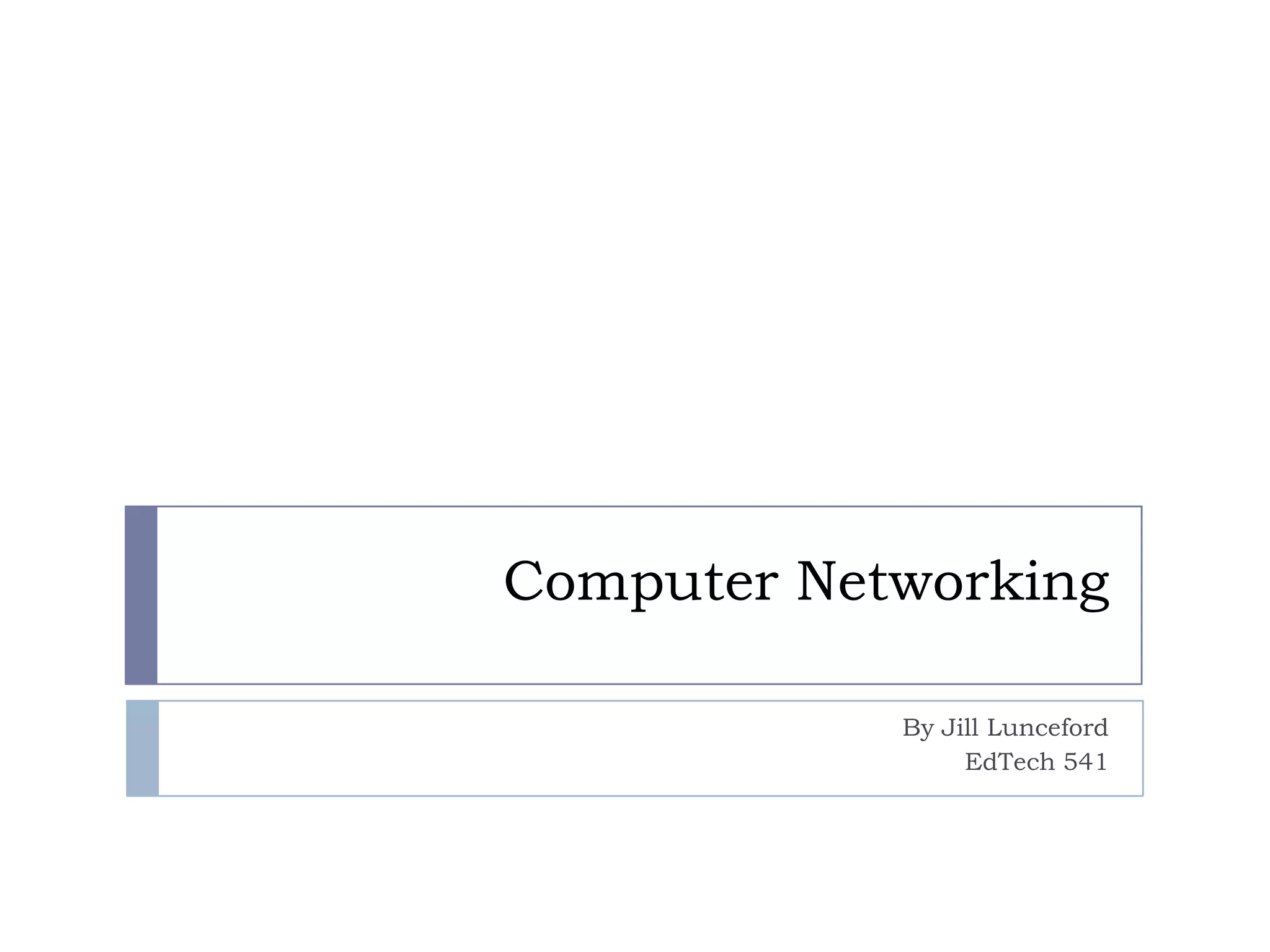 Computer Networking Pptx Computer Networking Computing