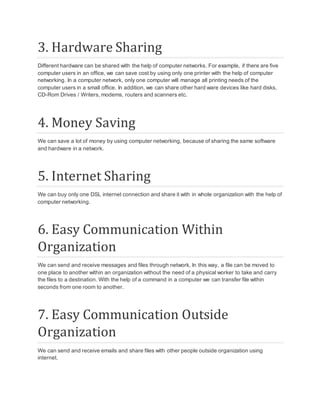 Computer networking | DOCX