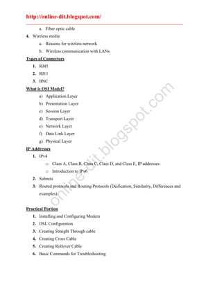 Computer networking | PDF