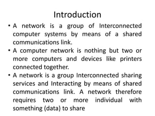 Computer networking | PPTX