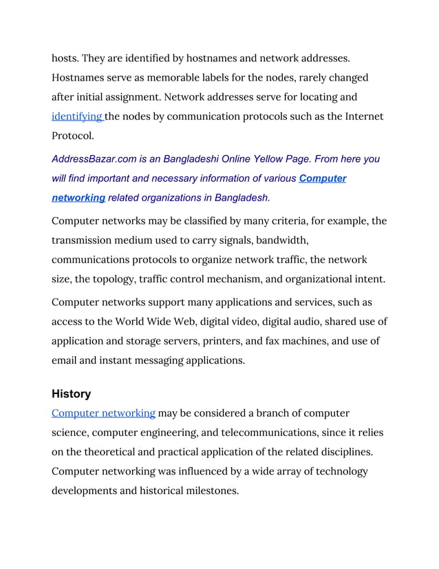 Computer networking | PDF