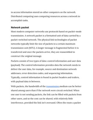 Computer networking | PDF | Computer Networking | Computing