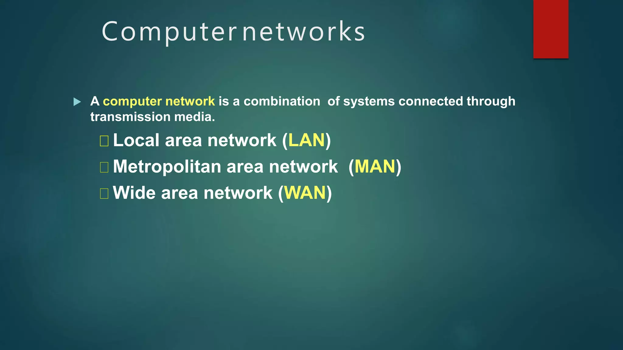 Computer networking | PPT