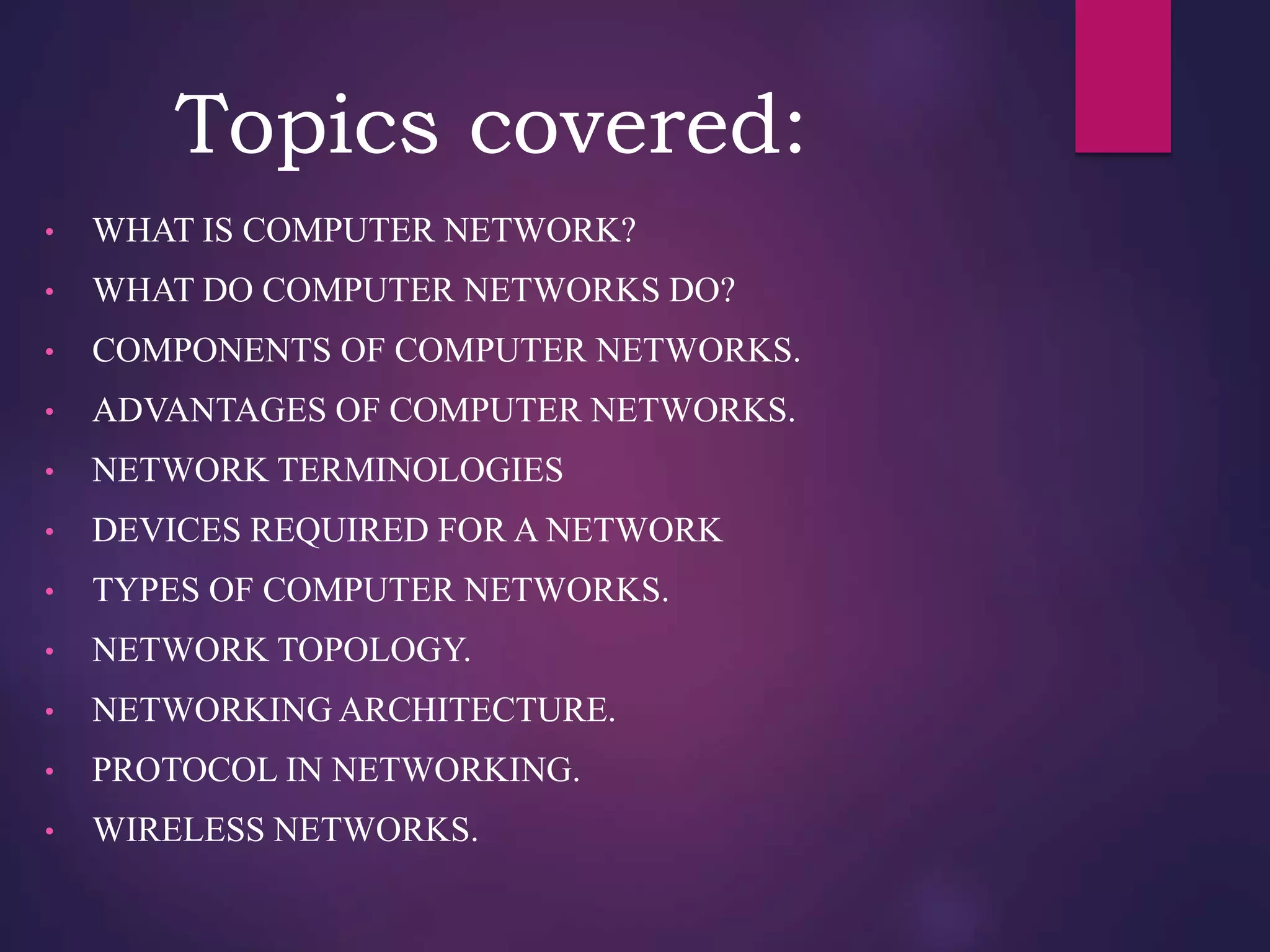 Computer Networkingpptx Computer Networking Computing