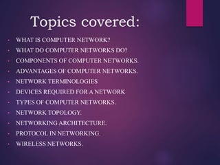 Computer Networking.pptx | Computer Networking | Computing
