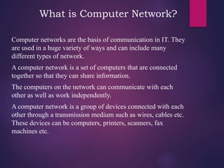 Computer Networking.pptx | Computer Networking | Computing