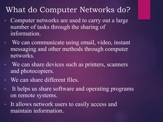 Computer Networking.pptx | Computer Networking | Computing