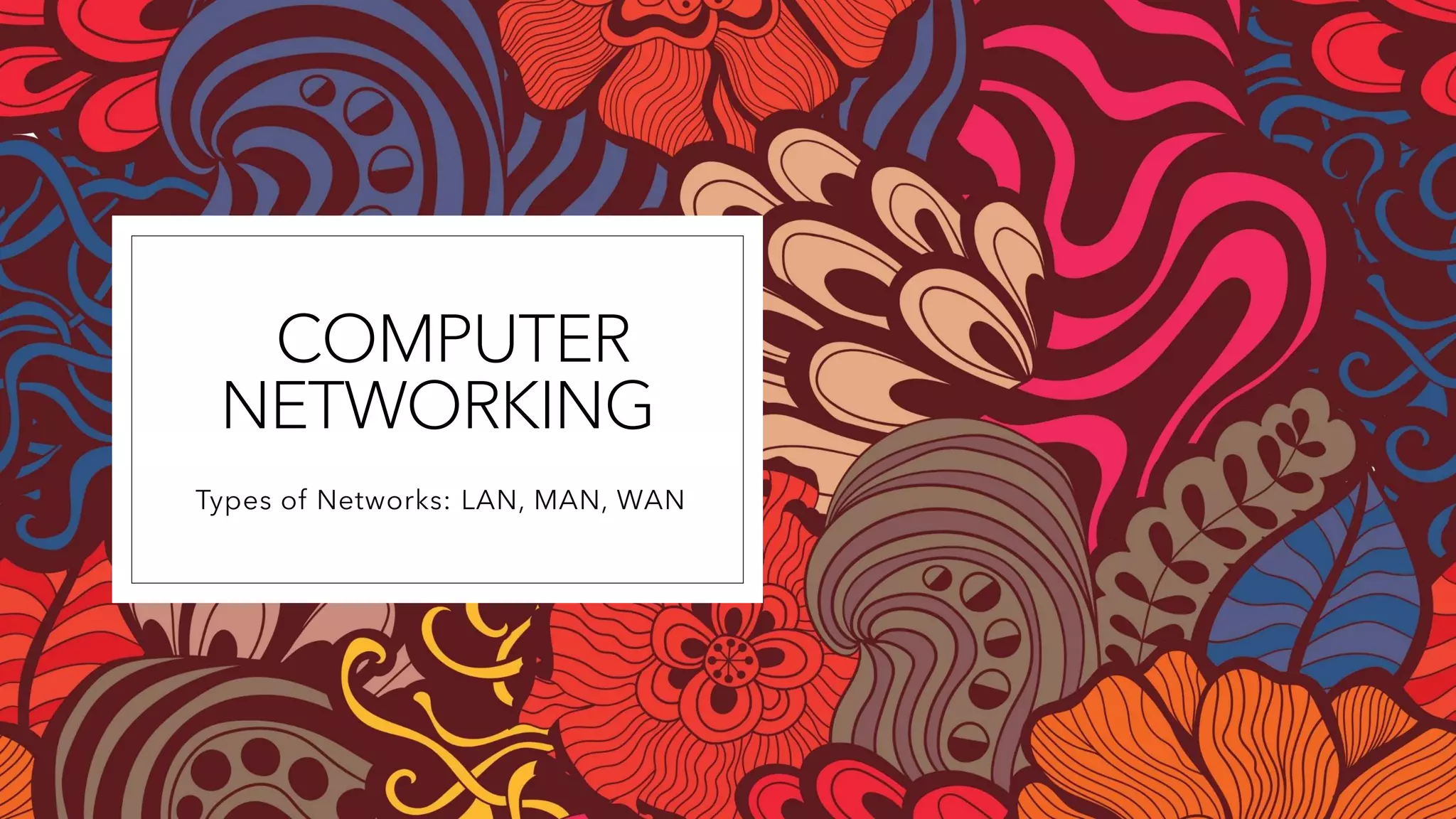 Computer Networking Lan Man And Wan Pdf Computer Networking Computing