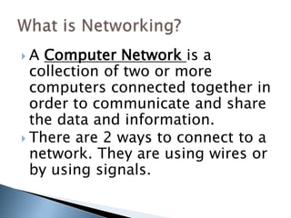 Computer Networking - Its Advantages & Disadvantages | PPTX