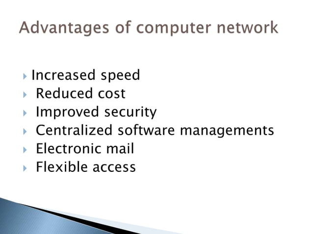 Computer Networking - Its Advantages & Disadvantages | PPTX