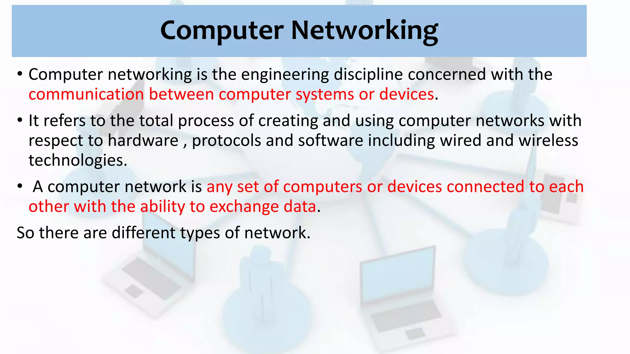 Computer networking anjalisingh1 | PPT