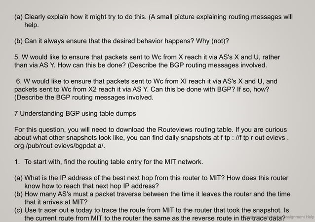 Computer Networking Assignment Help | PPT