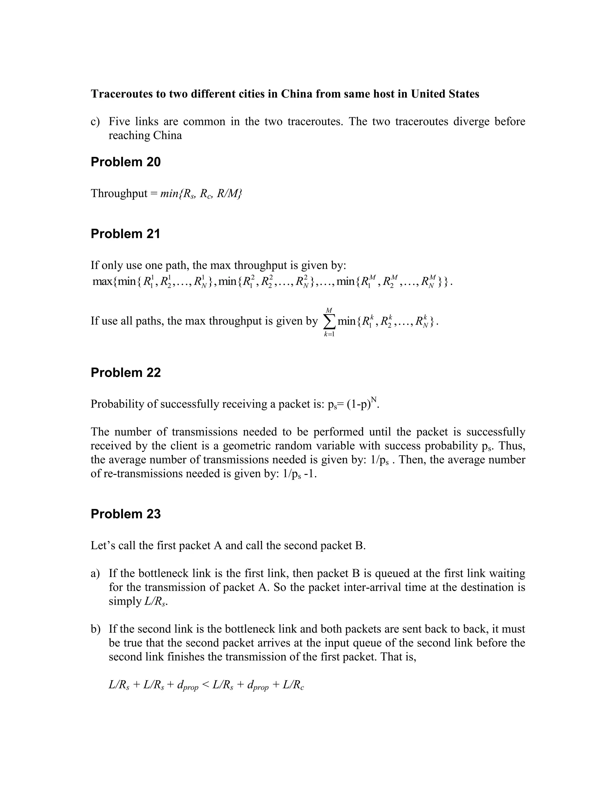 computer networking a top down approach 6 th edition solutions to ...