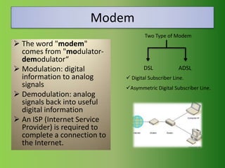 Computer networking devices | PPTX