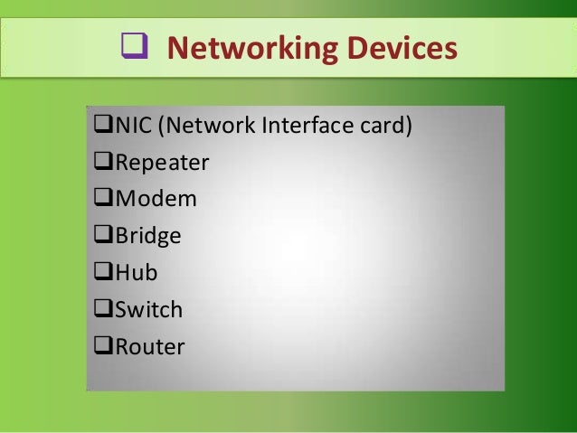 Computer networking devices