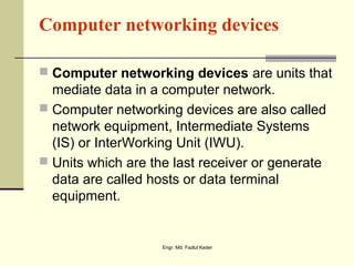 Computer networkingdevices | PPT