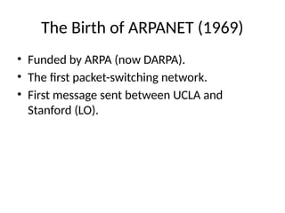 Computer Networking History. How computer network engineering field has ...