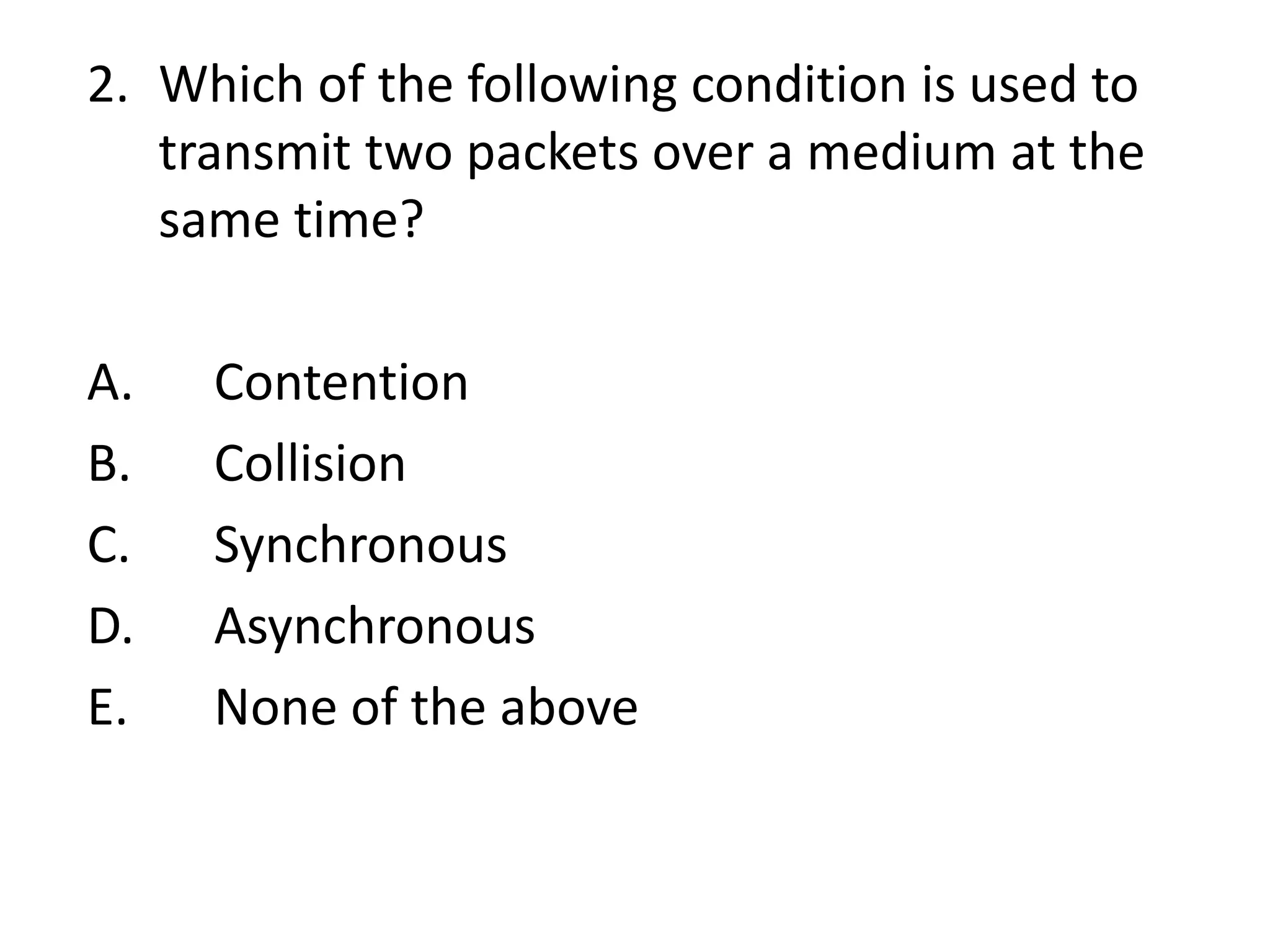Computer Networking Multiple Choice Questions | PPTX | Computer ...
