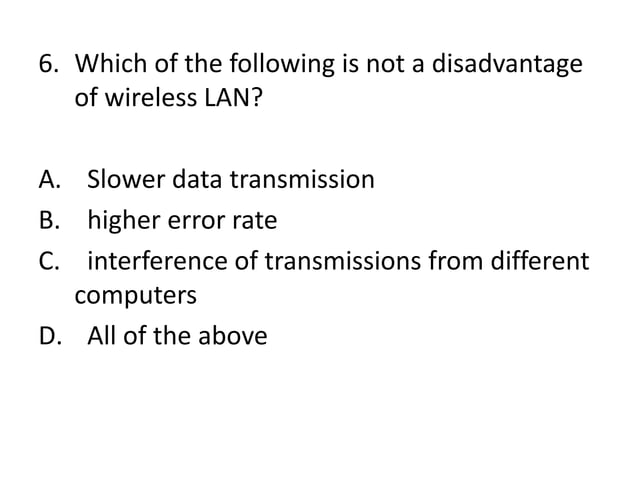 Computer Networking Multiple Choice Questions | PPTX | Computer Networking | Computing