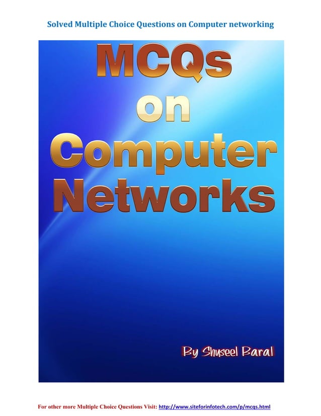 Computer Networking Multiple Choice Questions | PDF