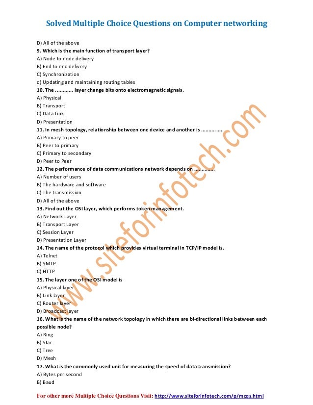 Computer Science A Multiple Choice Questions Computer Architecture Mcqs Multiple Choice
