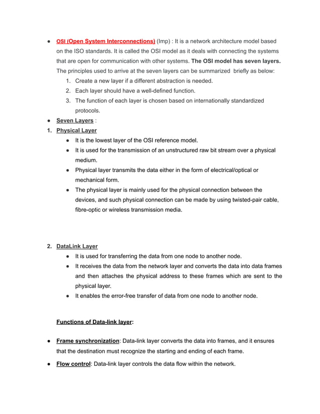Computer Networking Notes Apna College Pdf
