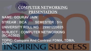 computer networking ppt.pptx | Computer Networking | Computing