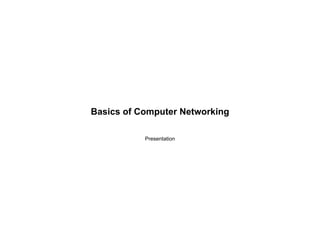 Fundamentals of Modern Computer Networks | PDF