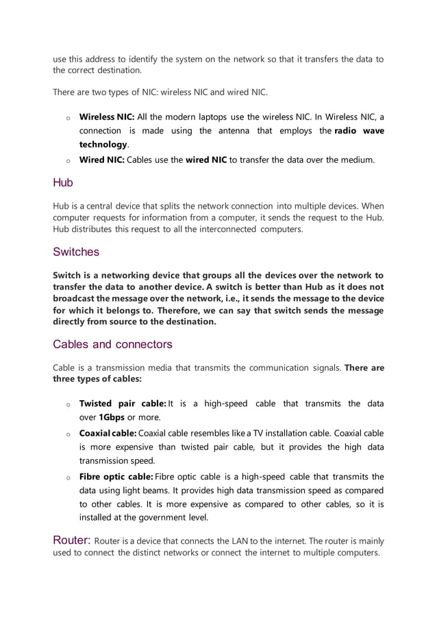 Computer networking project | DOCX