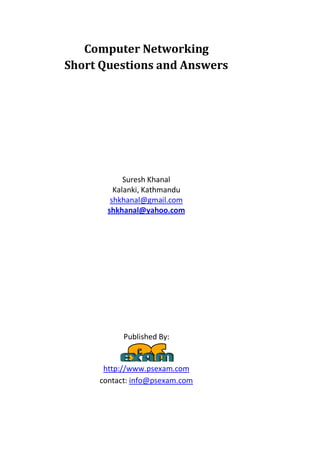 Computer networking short_questions_and_answers | PDF