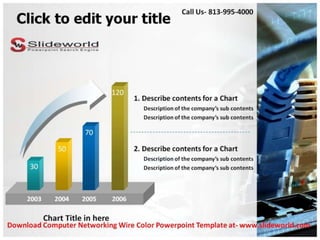 Computer Networking Wire Color Powerpoint Templates Ppt