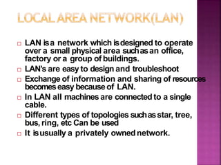 Computer network introduction | PPTX