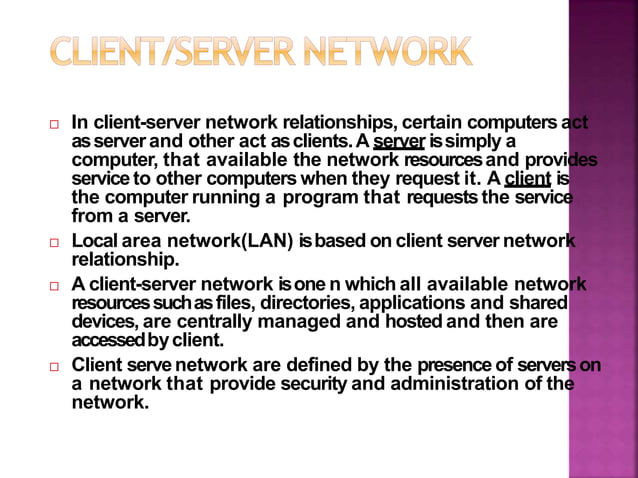 Computer network introduction | PPTX