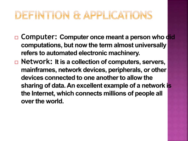 Computer network introduction | PPTX