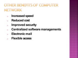 Computer network introduction | PPTX