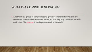 Computer network introduction | PPT